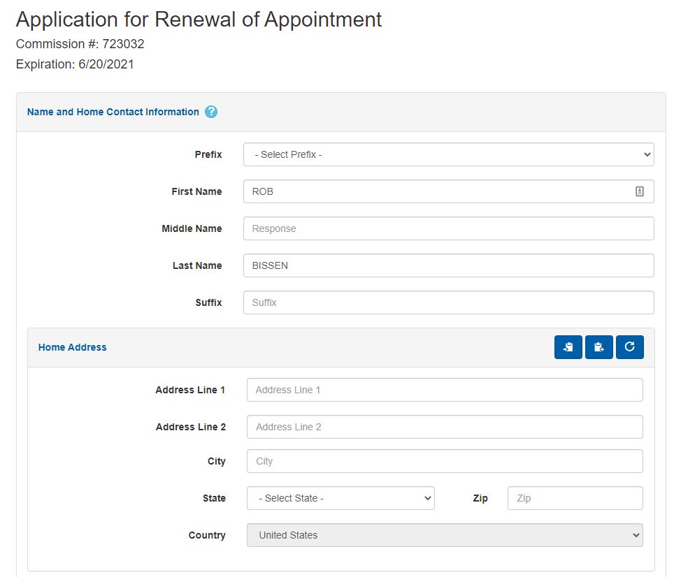 How do I file a Notary Renewal? | Fast Track Filing Resource Center